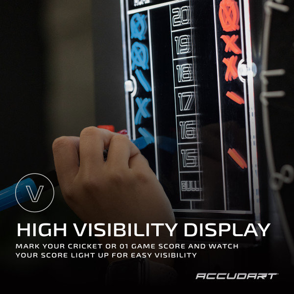 Accudart LED Acrylic Scoreboard | Wayfair